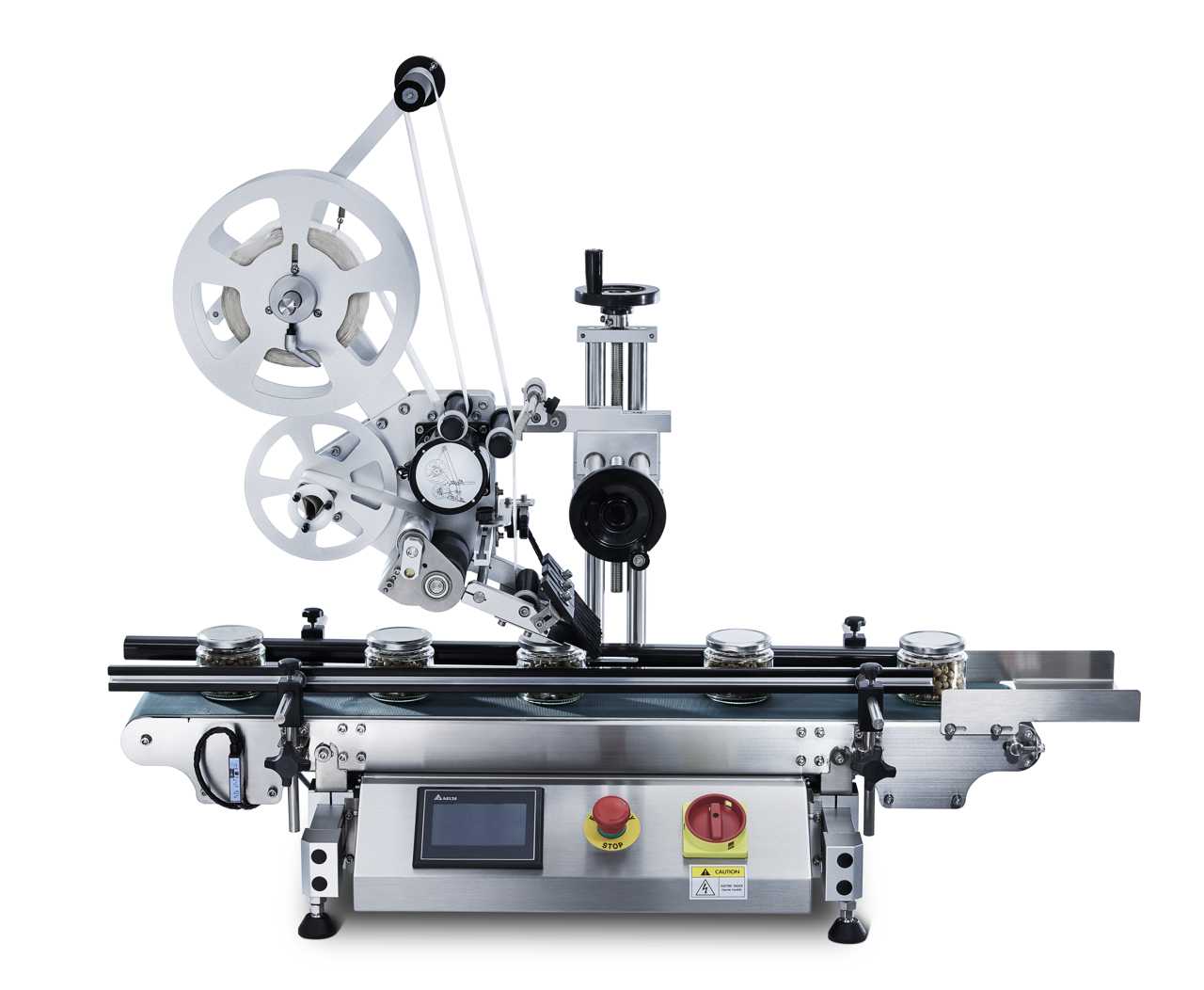 Tabletop Top Labeler (ELF-20) - Speedway Packaging Machinery