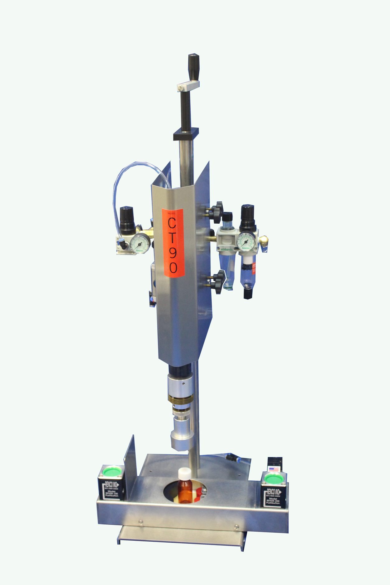 Semi-automatic Tabletop Capper with Grippers (CT90-G) - Speedway ...